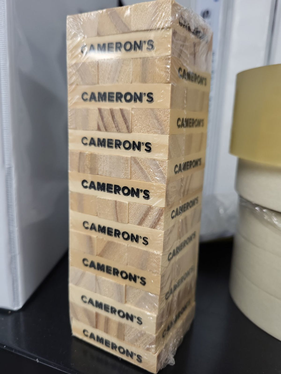 Jenga Game – CAMERON'S BREWING